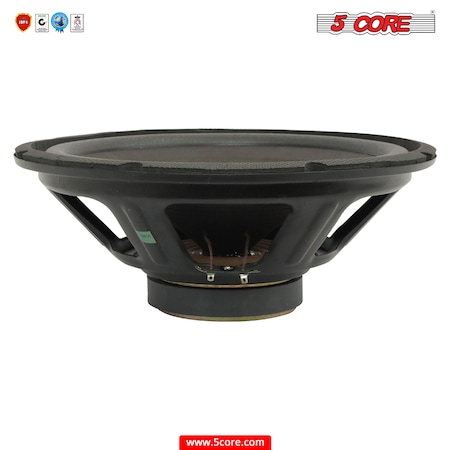 5 Core 5 Core 12 Inch Subwoofer Speaker Pair 1200W Peak 8 Ohm DJ ...