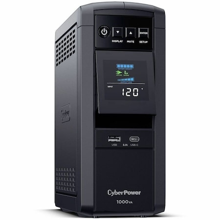 Cyberpower CYBERPOWER 1000VA/600W, PFC SINE WAVE MINI-TOWER UPS, 10 ...