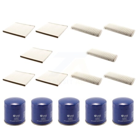 Pur 5X Air + 5X Cabin + 5X Engine Oil Filter 15 Total Kit For 2006-2008 ...