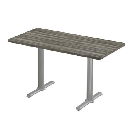 Correll Rectangle Cafe Table W/ T-Base, 48 in W, 30 in L, 29 in H ...