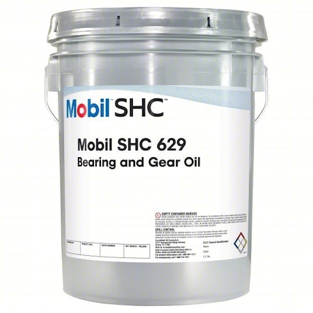 Mobil 5 gal Gear Oil Pail 150 ISO Viscosity, Orange 110840 | Zoro