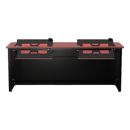 Versadesk Computer Desk, 30 in D X 29 in H, 60 in W X RSD6030-BC | Zoro