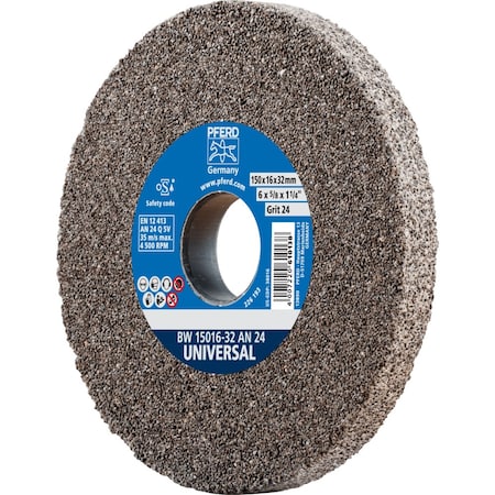 Pferd Tools PFERD Vitrified Bench Wheel, UNIVERSAL, 6in x 5/8 x 1-1/4 ...