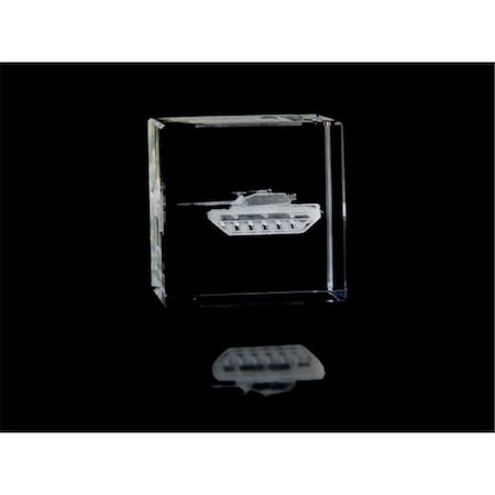 Happyholidays 1166-60-02 Crystal Laser-Engraved Tank Military Laser-Cut ...