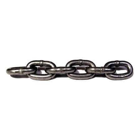 Baron Proof Coil Chain, 20 ft L, Low Carbon Steel, Electro Galvanized ...
