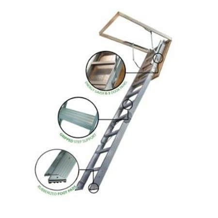 Marwin TITAN Attic Stair, 10 ft 4 in H Ceiling, 375 lb Duty Rating ...