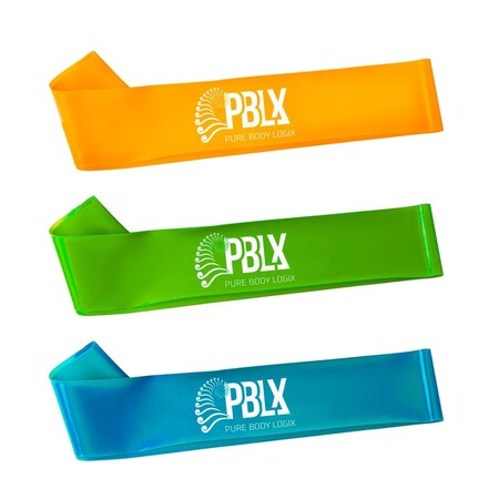 Pblx Linx Mini Band & Workout Booklet, 3 Bands PB391521 | Zoro