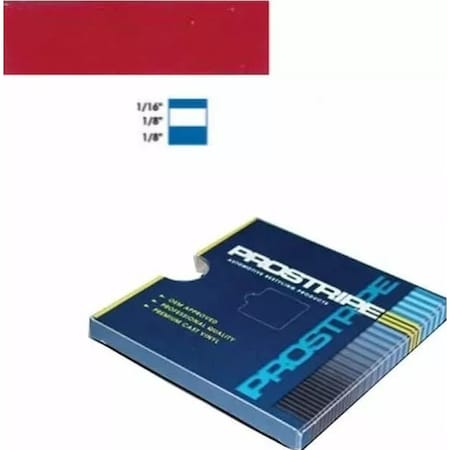 Prostripe Single Color Multiple Striping Tape, 150 ft x 5/16 in, Fire ...