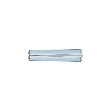 Huyett Type A Grooved Pin, Zinc Plated Low Carbon Steel, 0.250 in Dia x ...