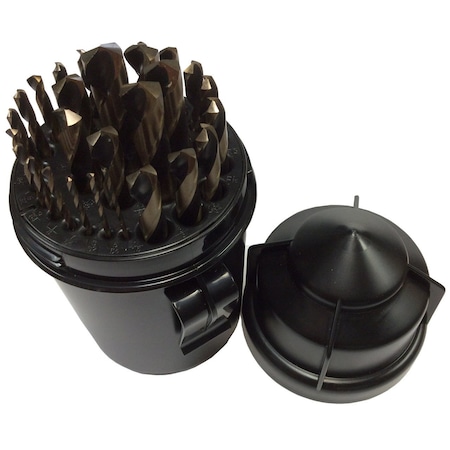 Drill America 29 Piece HSS Black & Gold KFD Split Point Mechanics ...