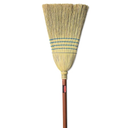 Rubbmdcomm Corn-Fill Broom, Corn Fiber Bristles, 38in Overall Length ...
