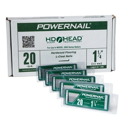 Powernail Powernail PowerCleats Floor Cleat, 1-1/4 in L, 20 ga, Carbon ...