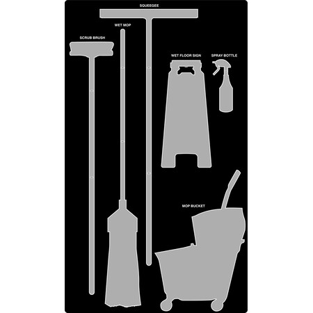 5S Supplies 5S Housekeeping Shadow Board Broom Station Version 18 ...