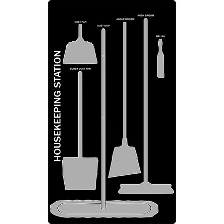 5S Supplies 5S Housekeeping Shadow Board Broom Station Version 2 ...