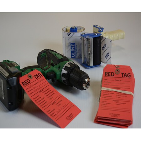 5S Supplies 5S Red Tags Wired, 100PK 5SRDTG-100 | Zoro