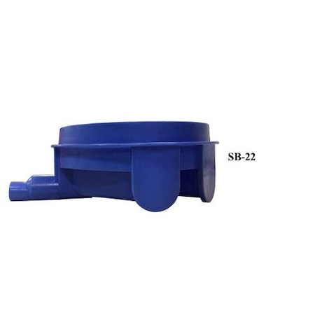 Fibertech Plastics Rhino Manhole Sanitary Base 22, Safety Yellow RH ...