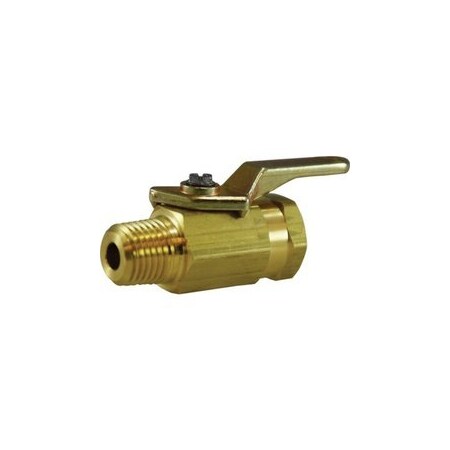 First Fitting & Fastener 1/4 MPT X 1/4 FPT MINI BALL VALVE 46443MID | Zoro