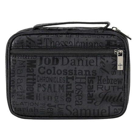 White Dove Designs Books of The Bible Black Compact Bible Cover 25439X ...