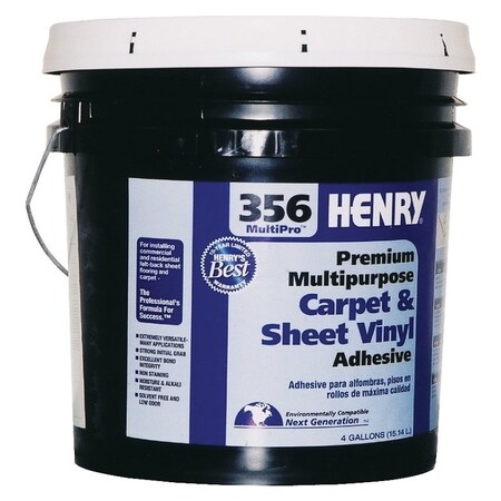 Henry HENRY 356C MultiPro 12075 Carpet and Sheet Adhesive, Paste, Mild ...