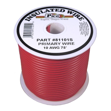Pico Wiring Accessories Pico Primary Wire - 10 AWG, Red, 75ftSpool ...