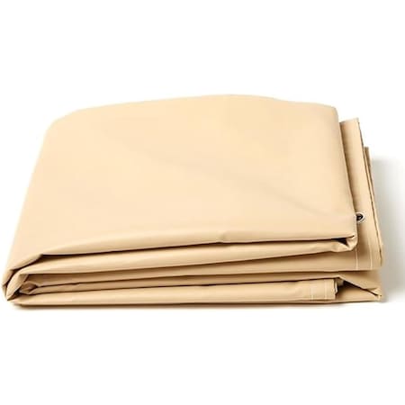 Tarps Now Tarps, 20 ft x 40 ft, 20 Mil, Tan, Heavy-duty vinyl-coated ...