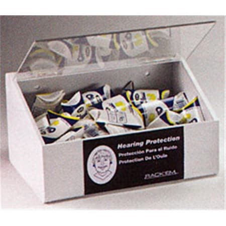 Val-Pak Products RackEm Racks 60-Pair Foam Ear Plug Dispenser with Lid ...