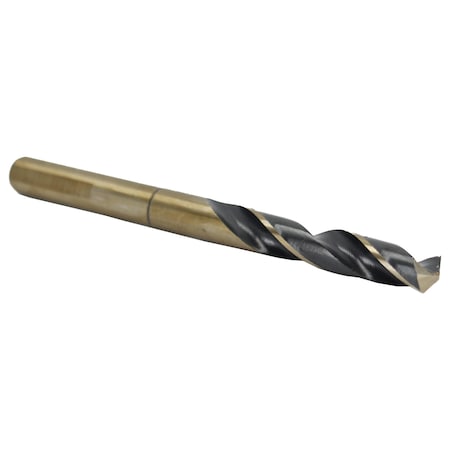 Drill America 5/8" HSS Black & Gold Drill Bit with Reduced 3/8" 3-Flat ...