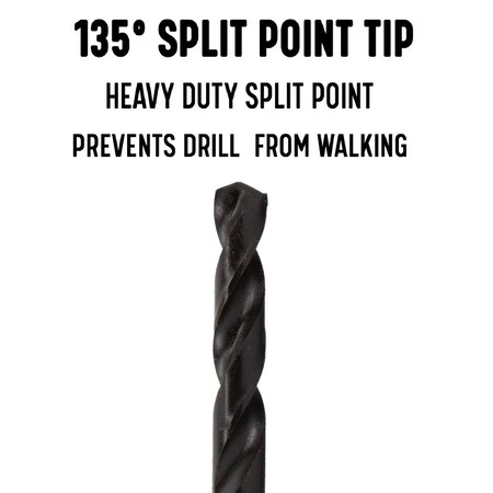 Drill America #31 Cobalt Stubby Threaded Shank Drill Bit TSD31ST | Zoro