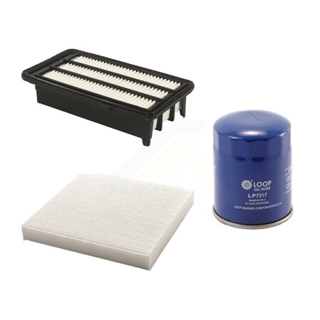 Pur 1x Air + 1x Cabin + 1x Engine Oil Filter Filter 3 Total Kit For ...