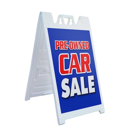 Signmission Pre-owned Car Sale, A-Frame & 2 Decals Installed, Heavy ...