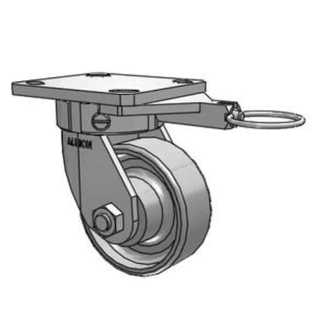 Albion 4x1.5 Steel Caster Lock 110FS04101SL | Zoro
