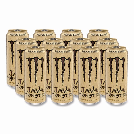 Monster Java Cold Brew Coffee, Mean Bean, 15 oz Can, 12PK 070847812609 ...