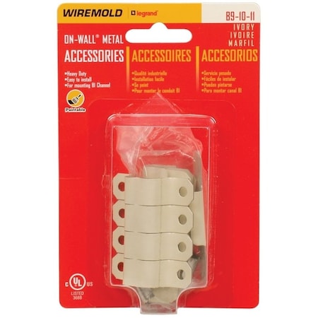 Legrand Wiremold Raceway Accessory Pack, Metal, Ivory B-9-10-11 | Zoro