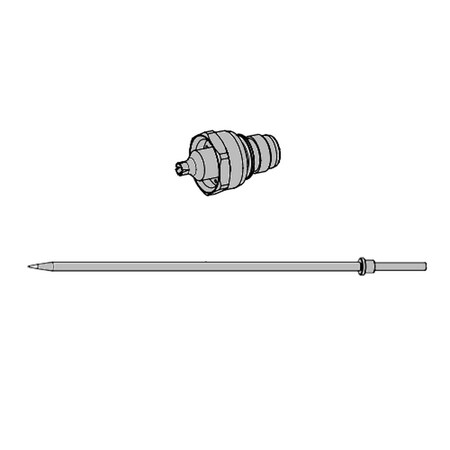 Anest Iwata Nozzle/Needle Set, 1.2 mm, Use With: WS-400 Evo Clear ...