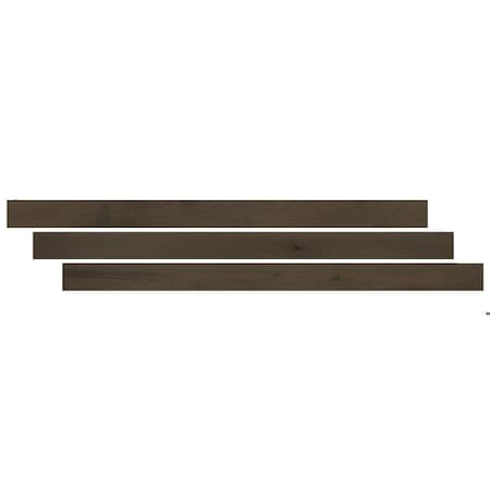 Msi LVT Trim, Wood, Gray-Dark, 48 in L, 0.63 in W, Low Gloss ZOR-LVT-TR ...