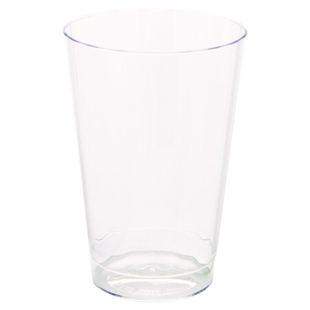Wna Classic Crystal Plastic Tumblers, 12 oz, Clear, Fluted, Tall, 240 ...