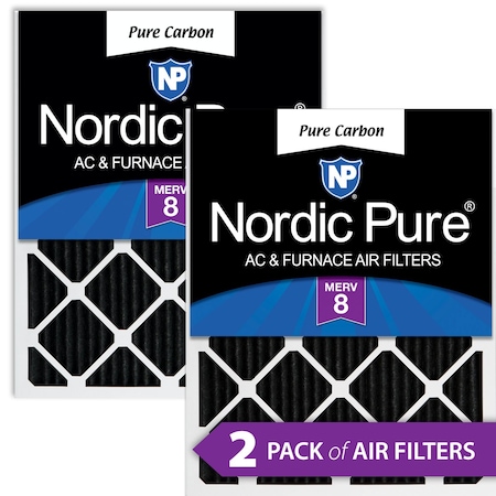 Nordic Pure 14x30x1 Pure Carbon Pleated Air Filter, High Capacity, MERV ...