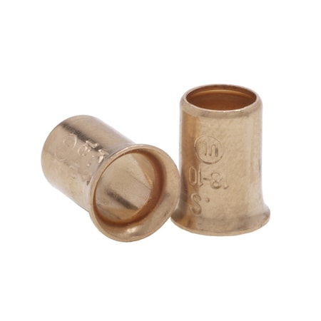 Nsi Crimp Wire Connector, 10 AWG Max, Copper, 600 V SB1810 | Zoro