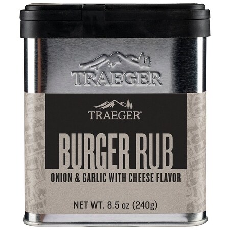 Traeger Burger Rub, Garlic, Onion, 8.5 oz Tin SPC215 | Zoro