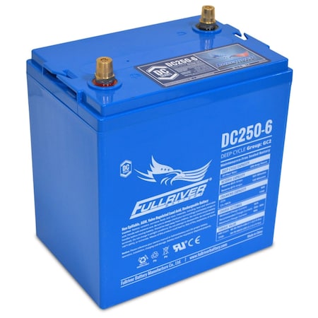 Fullriver 6V 250Ah Deep Cycle AGM Battery Group GC2H DC250-6 | Zoro
