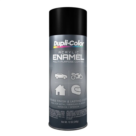 Vht Multi Purpose Paint Premium Enamel Flat Black; 12 Ounce Aerosol Can ...