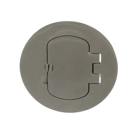 Carlon Electrical Box Cover, Round, Stainless Steel, GFCI, Duplex Cover ...