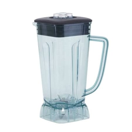 Winco Container/Pitcher Assembly with Cover and Blade, 68 Ounce/2 Liter ...