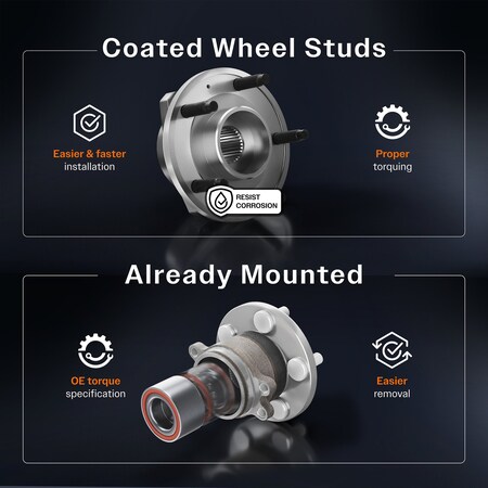 Transit Auto Rear Wheel Cylinders & Drum Shoes Hardware Hub Bearing Kit ...