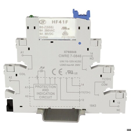 Automation Systems Interconnect Terminal Block Relay, Pluggable SPDT ...