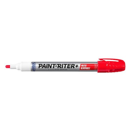 Markal Paint Marker, Medium Tip, Red Color Family, Paint 97032 | Zoro