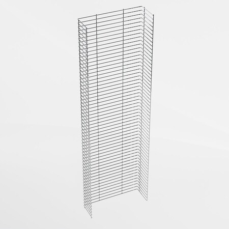 Angola Wire Products Sidekick, 14" x 48" Size, Chrome, PK4 C-SKR1448CN ...