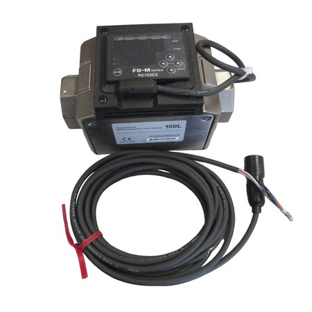 Keyence Flow Sensors / Meters, Main Unit, Landscape, 100 L/min, NPN FD ...