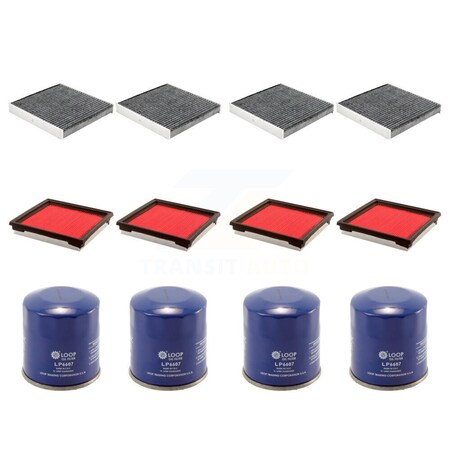 Pur 4X Air + 4X Cabin + 4X Engine Oil Filter 12 Total Kit For 2012 ...