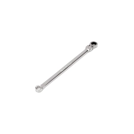Tekton 12 mm Long Fixed/Flex Head 12-Point Ratcheting Box End Wrench ...